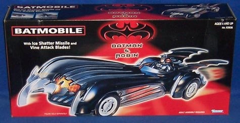 Push & Pull Toys Batmobile with Ice Shatter Missile & Vine Attack ...