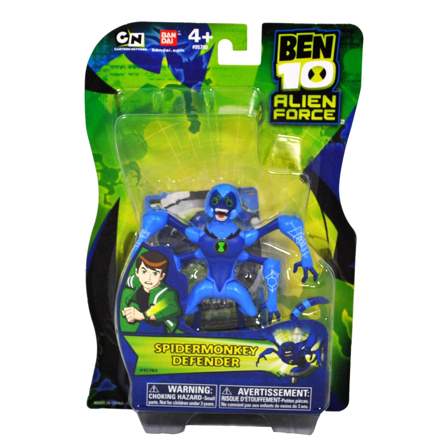 Ben 10 Alien Force Spidermonkey Toy