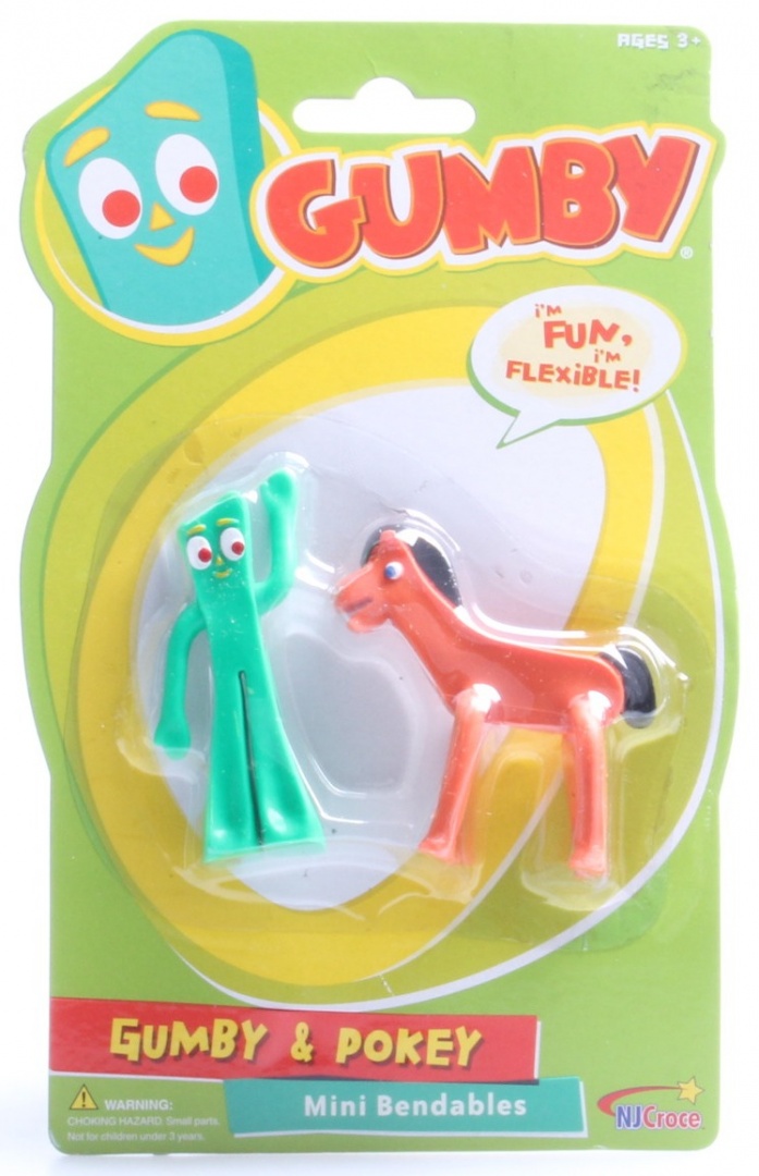 Vintage Mini Gumby and Pokey Pair Miniature Toys Toys etna.com.pe